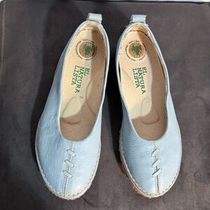 El Naturalista | Shoes | El Naturalista Sz 39 Light Blue Leather Flats ...